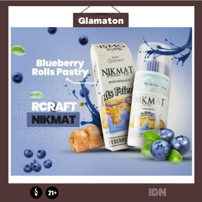 Jual LIQUID NIKMAT V2 BLUEBERRY PUFF PASTY 15MG 30ML PODS FRIENDLY ...