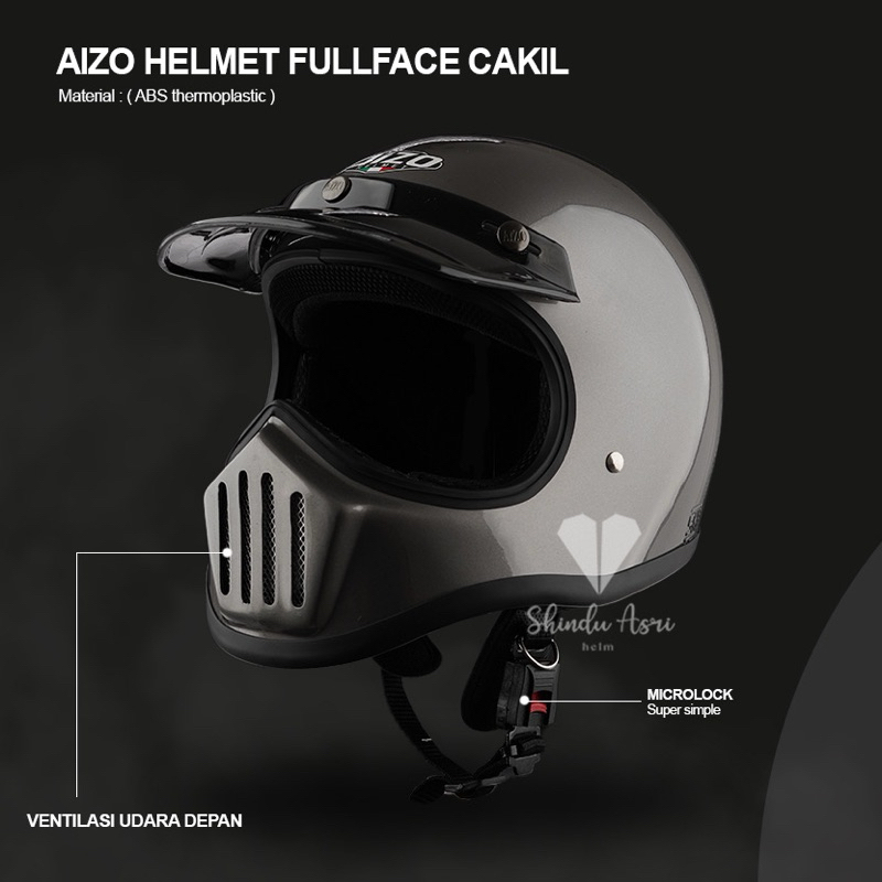 Jual HELM CAKIL AIZO | Shopee Indonesia