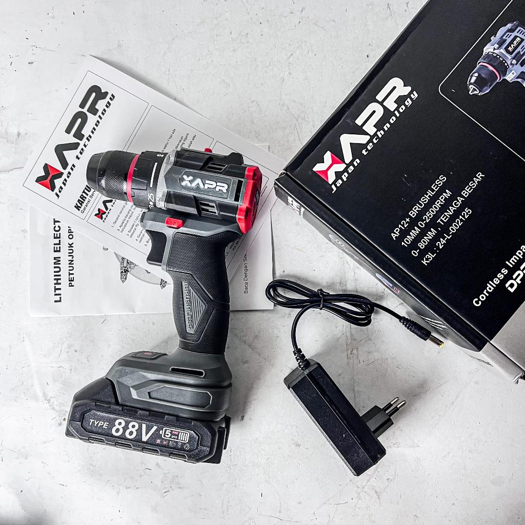 Jual APR RAJA BOR CORDLESS BRUSHLESS TYPE AP12+ 10mm keyless auto lock ...