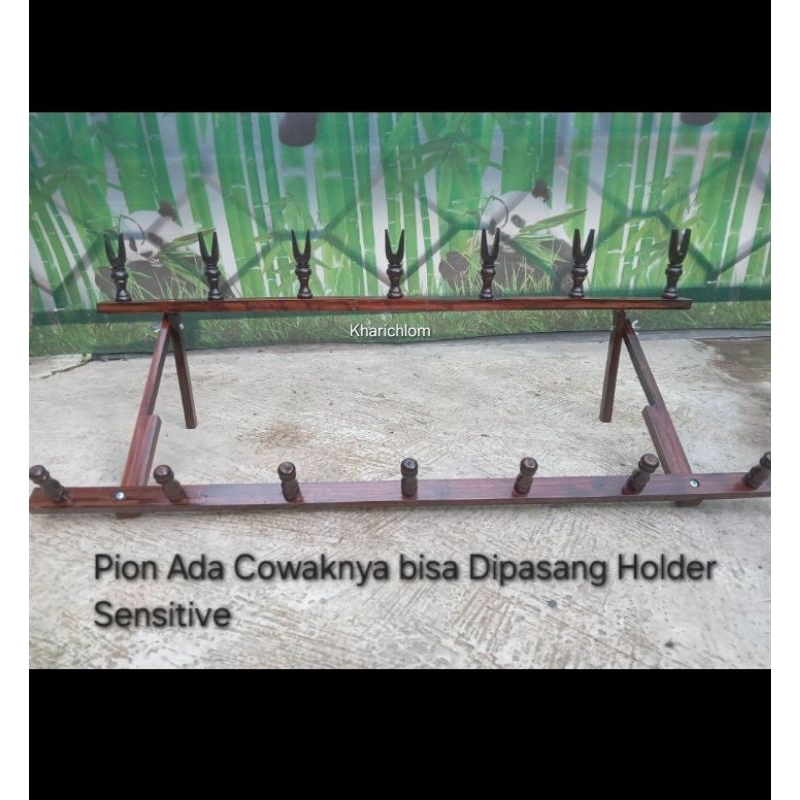 Jual Pion/kanco kayu sensitip fullset untuk joran timbang sensitip ...