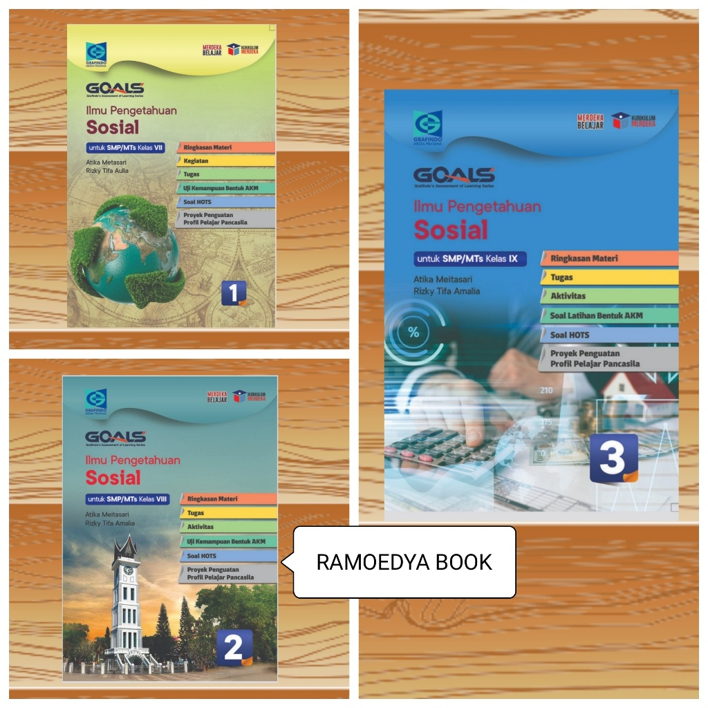 Jual Buku Ori GOALS IPS SMP/MTs kelas 7,8, 9 Kurikulum Merdeka Grafindo | Shopee Indonesia