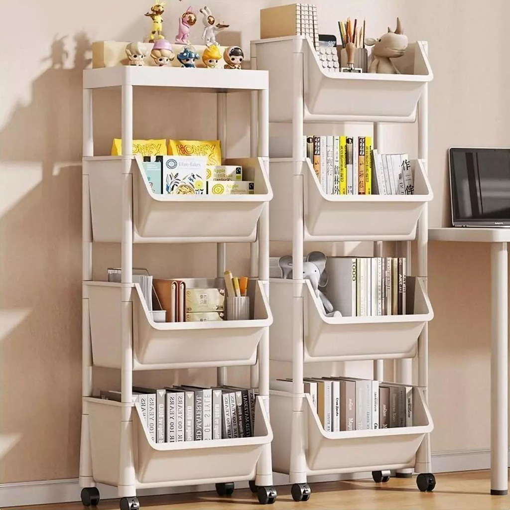 Jual Rak Buku Susun Serbaguna Tempat Rak Buku Anak Lemari Buku Plastik ...