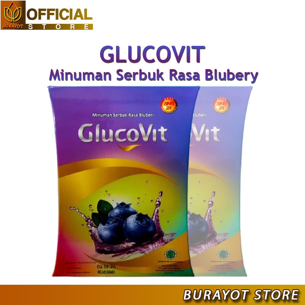 Jual Glucovit Minuman Serbuk Rasa Bluberi | Shopee Indonesia