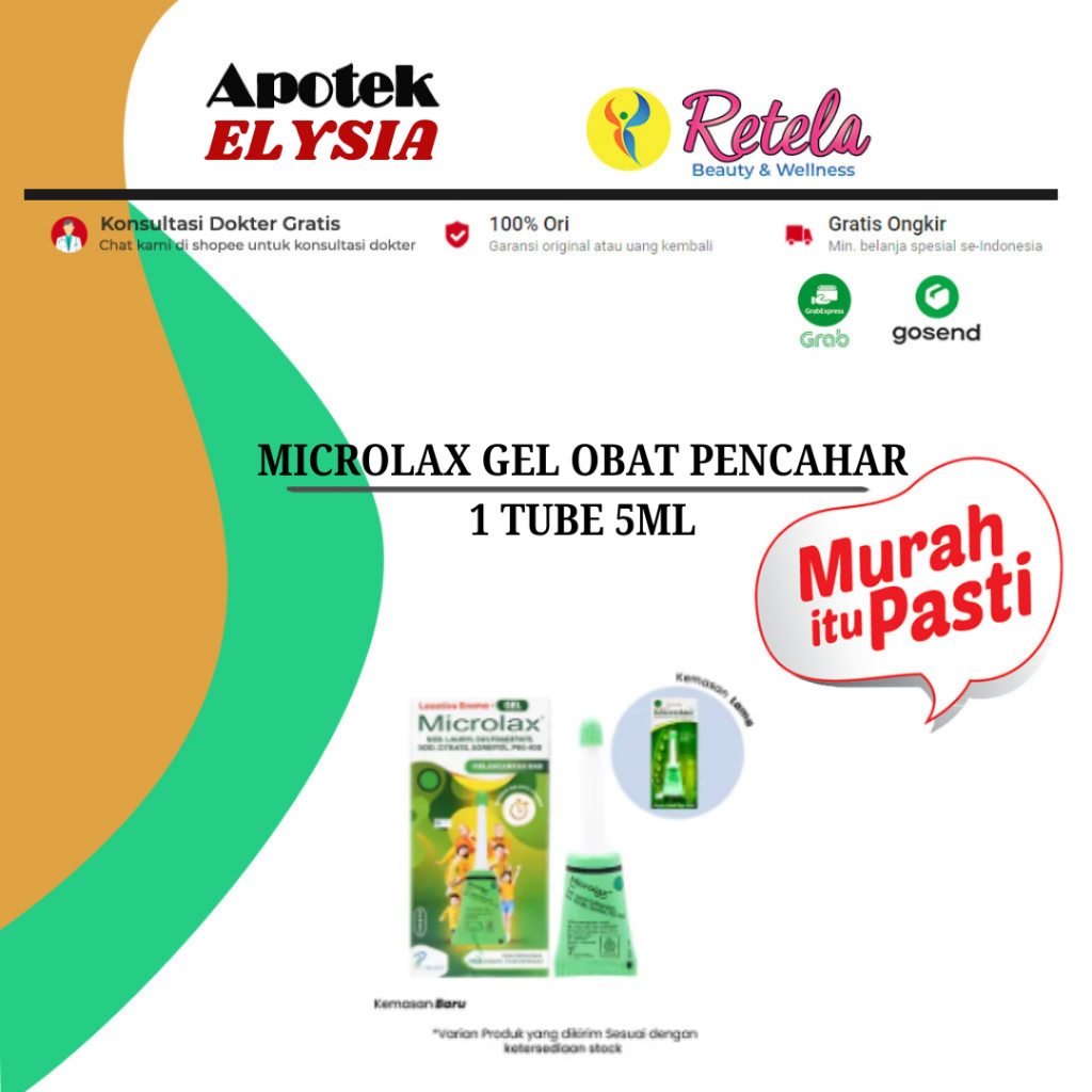 Jual MICROLAX GEL OBAT PENCAHAR 5ML | Shopee Indonesia