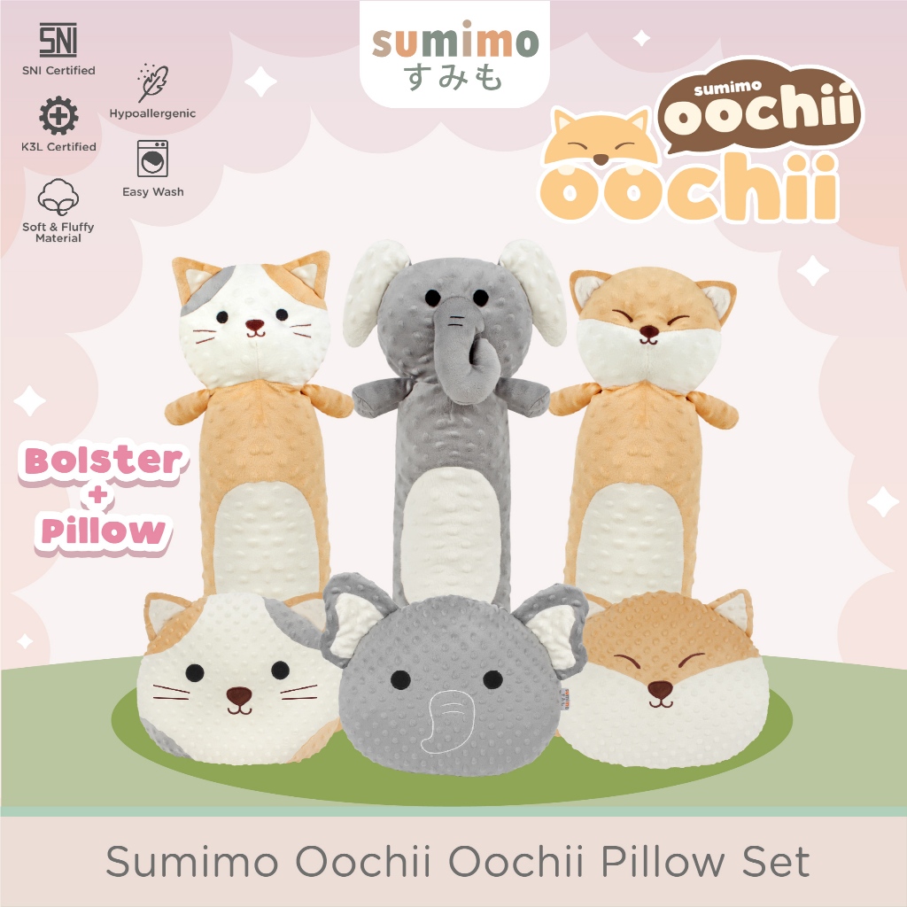 Jual Sumimo Oochii Oochii Set/Bantal guling anak set/Bantal guling lucu ...