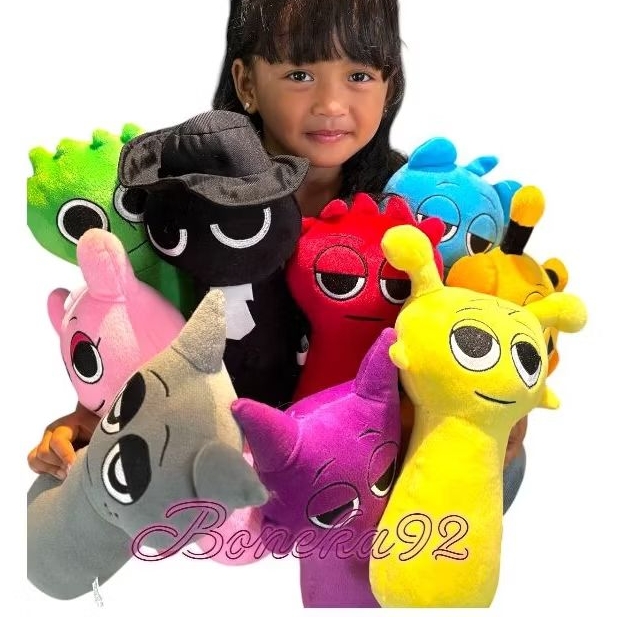 Jual Boneka sprunki Icredbox karakter horor lucu ukuran 30cm | Shopee ...