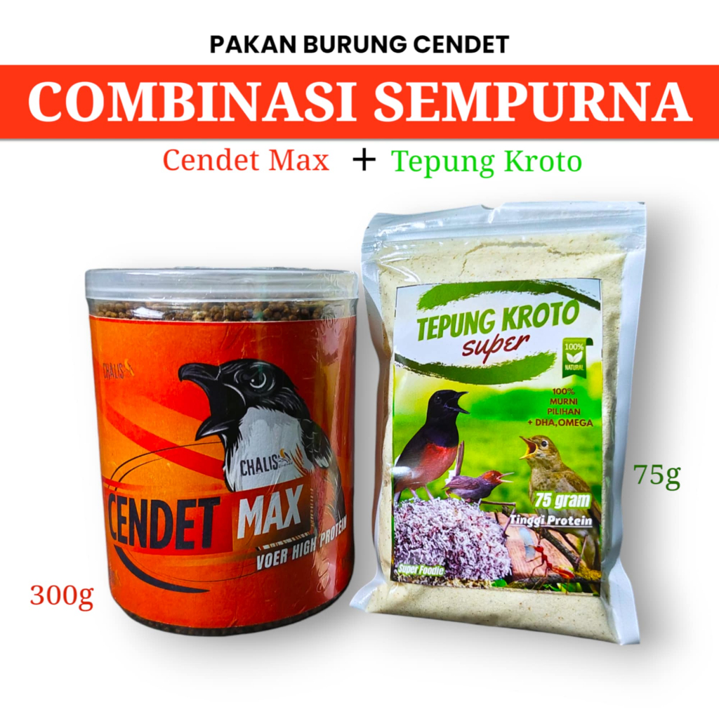Jual RACIKAN DASYAT VOER CENDET MAX HIGH PROTEIN PLUS EXTRA OMEGA3 ...