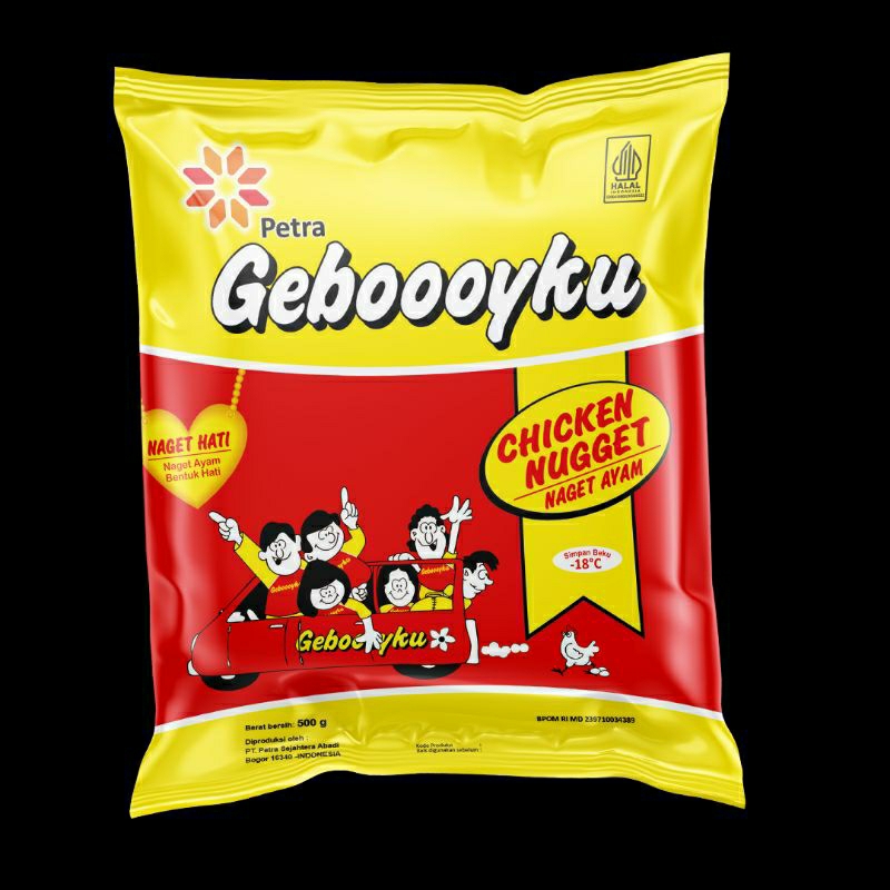 Jual Frozen food - chicken nugget geboooyku 500g by pasar Tasik online ...