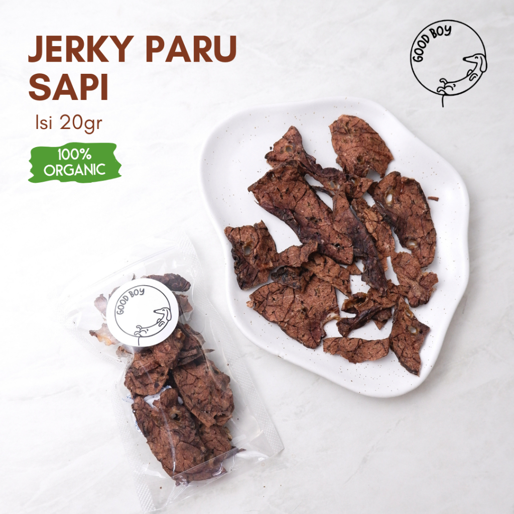 Jual Good Boy Dehydrated Beef Lung Paru Sapi Cemilan Jerky Anjing ...