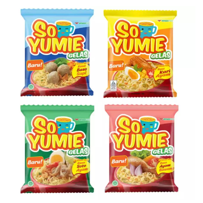 Jual SO YUMIE / MI GELAS / 1 RENCENG ISI 10 PCS | Shopee Indonesia