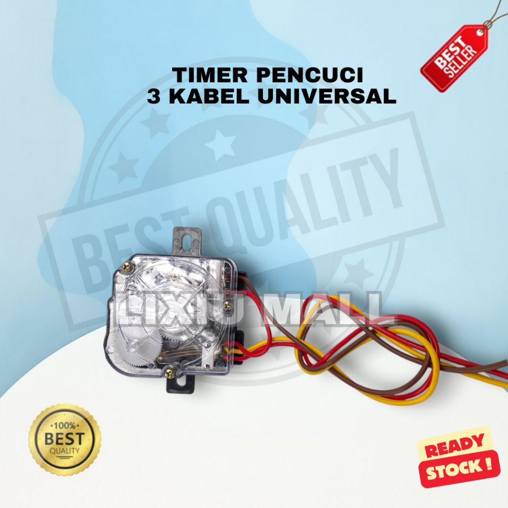 Jual TIMER PENCUCI 3 KABEL UNIVERSAL / TIMER MESIN CUCI PENCUCI / WASH ...