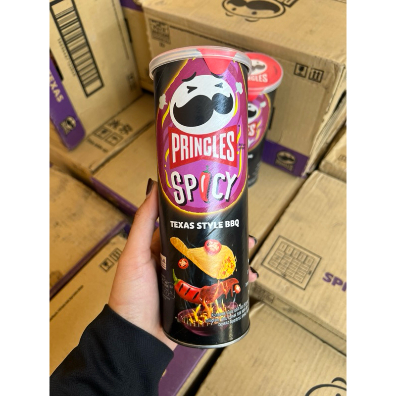 Jual PRINGLES SPICY BBQ 97g | Shopee Indonesia