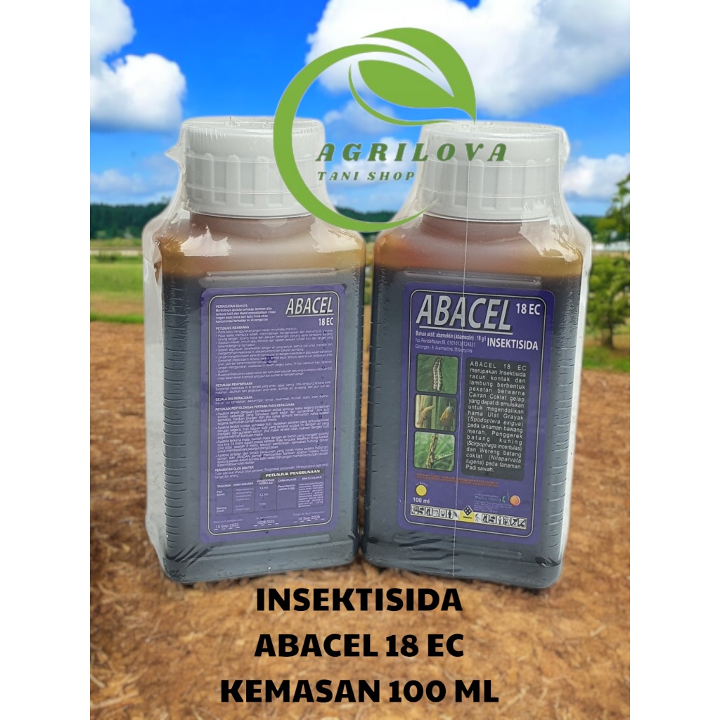 Jual Insektisida Abacel 18 EC 100 ml Abamectin Obat Hama Ulat Tanaman | Shopee Indonesia
