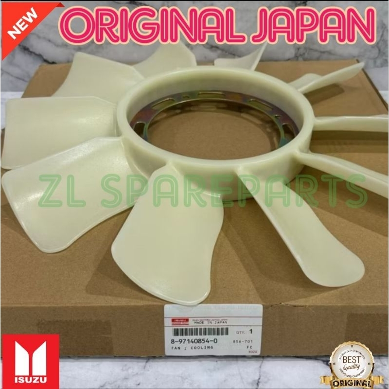 Jual FAN COOLING COLING BLADE KIPAS RADIATOR 10 DAUN ISUZU ELF NKR 71 ...