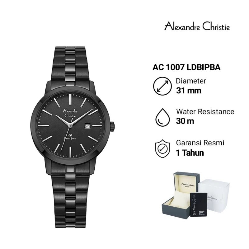 Jual Best Seller Jam Tangan Wanita Alexander Christie AC 1007 LDBIPBA ...