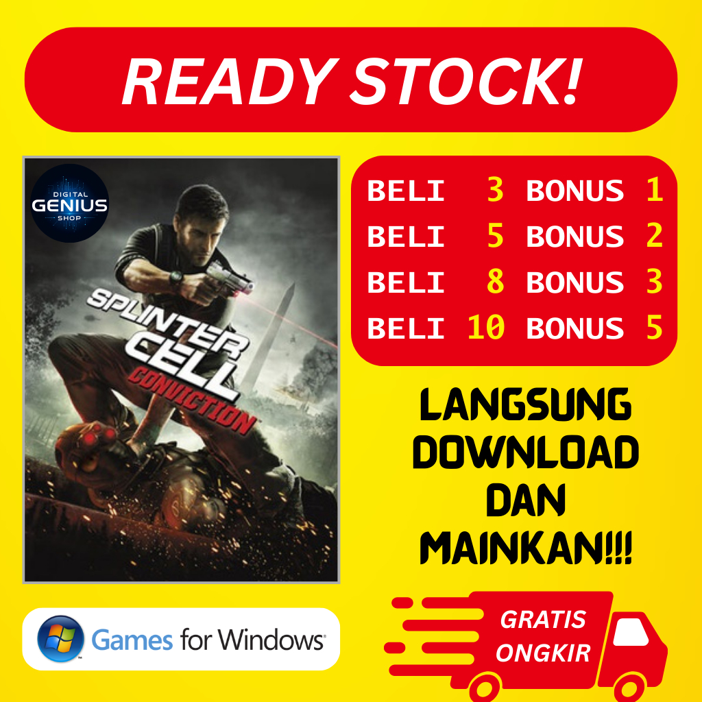 Jual Tom Clancy’s Splinter Cell Conviction - Steam Action Adventure ...