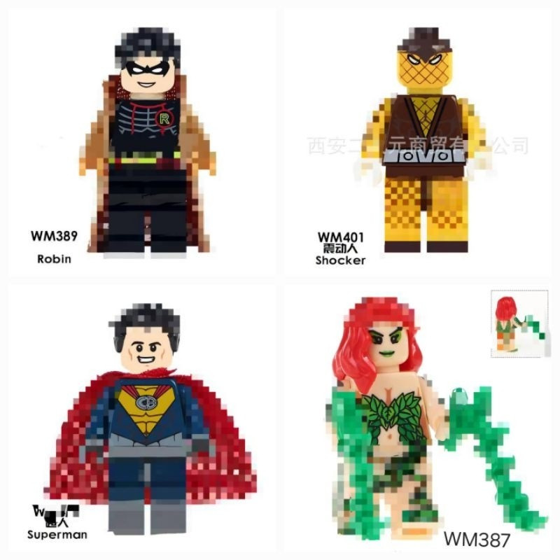 Jual WM387 Poison Ivy - WM389 Robin - WM401 Shocker - WM402 Superman ...
