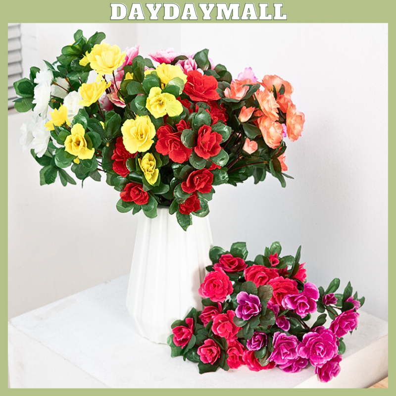 Jual Bunga Mawar Palsu Artificial Flower Tanaman Hias Pajangan Dekorasi ...