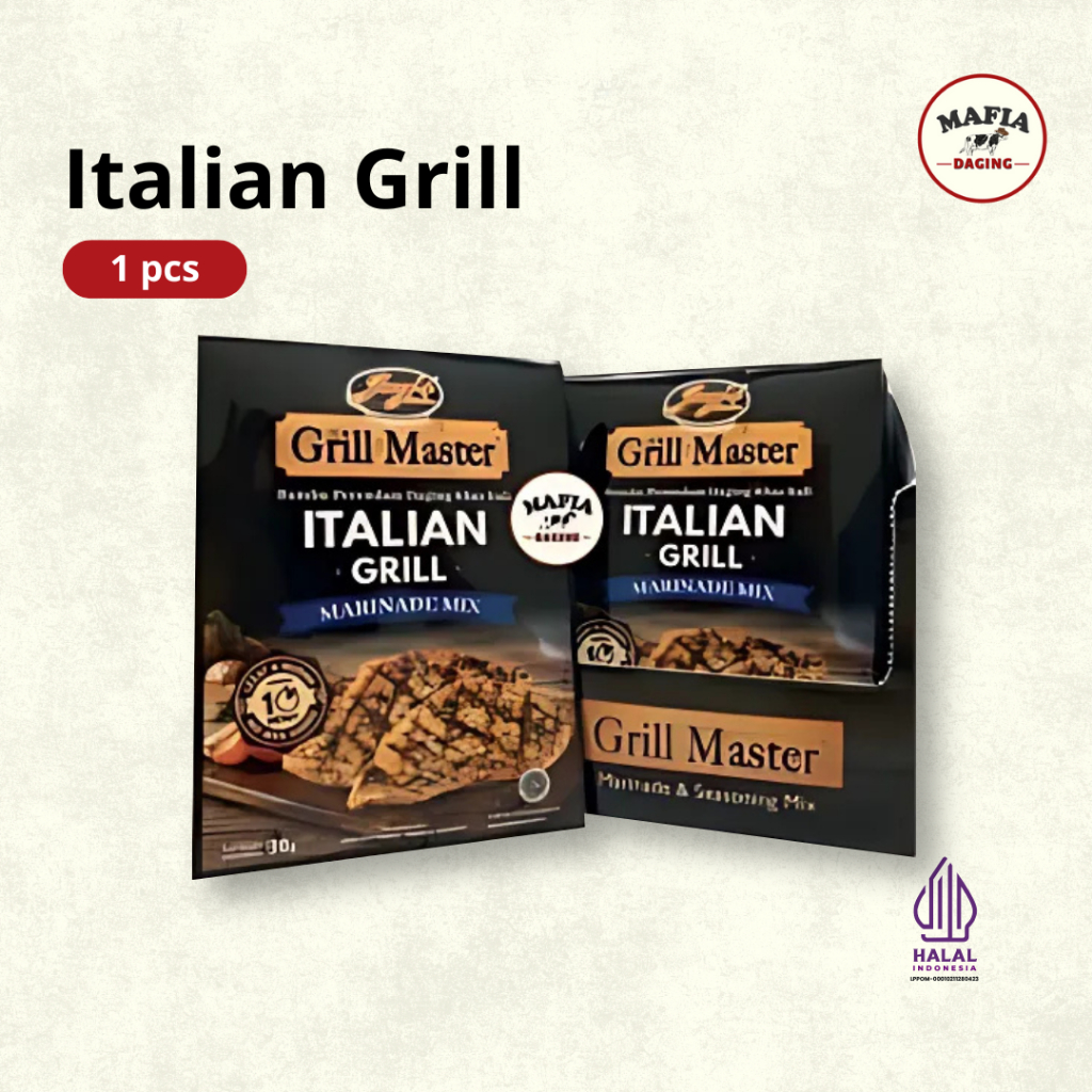Jual [Mafia Daging] Marinade Mix Jay's Grill Master Italian Grill - HALAL - Harga Spesial ...