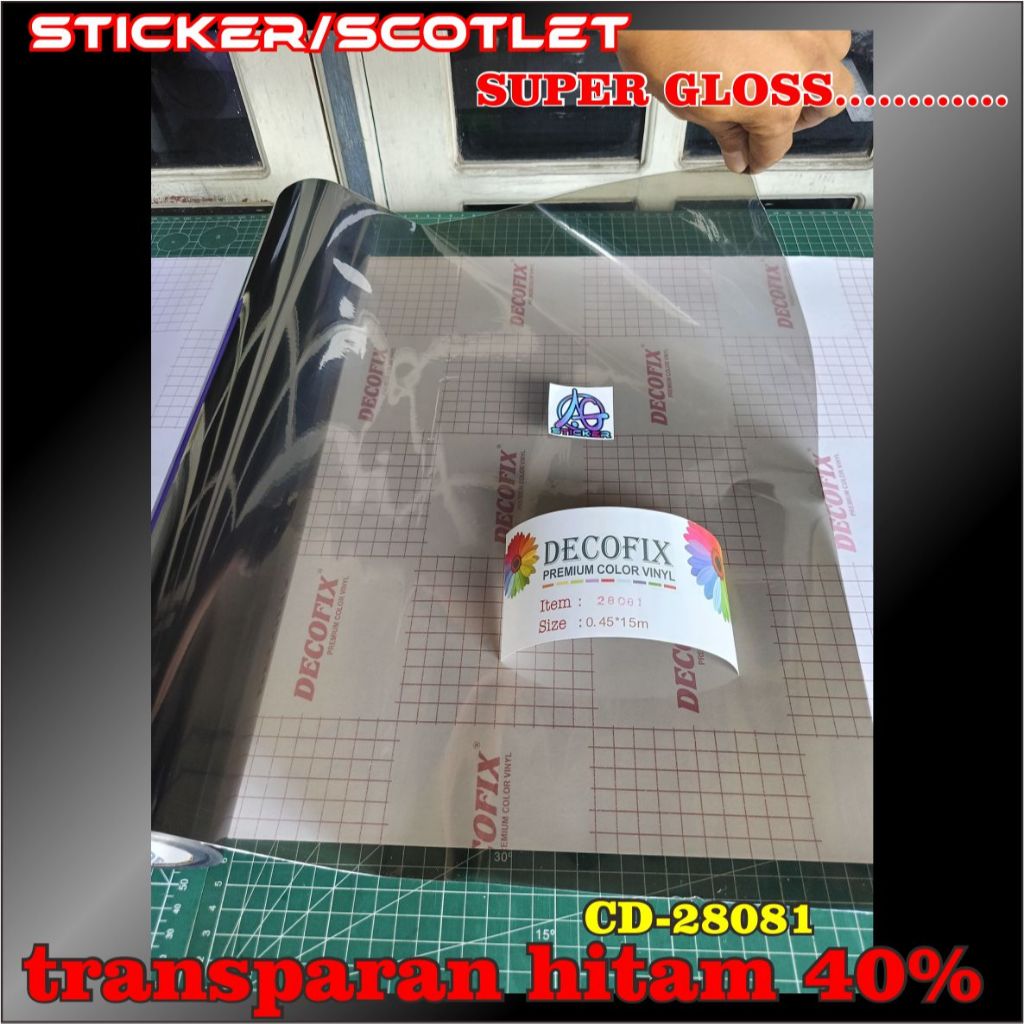 Jual sticker scotlite motor dan mobil lampu sen hitam transparan ...