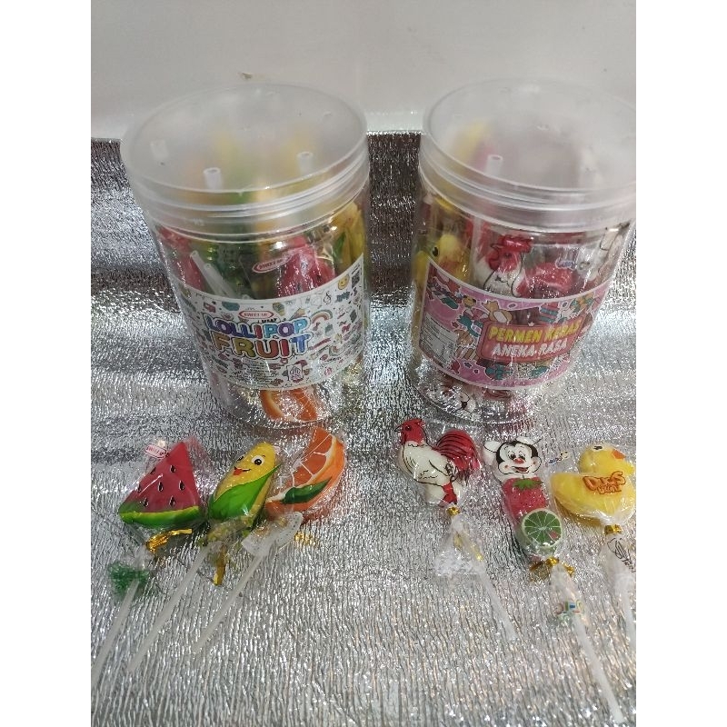Jual Permen Keras Lolipop karakter isi 30 pcs | Shopee Indonesia
