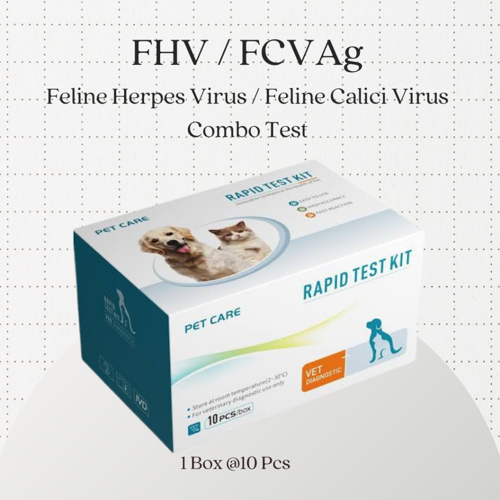 Jual Test Kit FHV / FCV Ag - Combo Tes Virus Feline Herpes dan Calici ...
