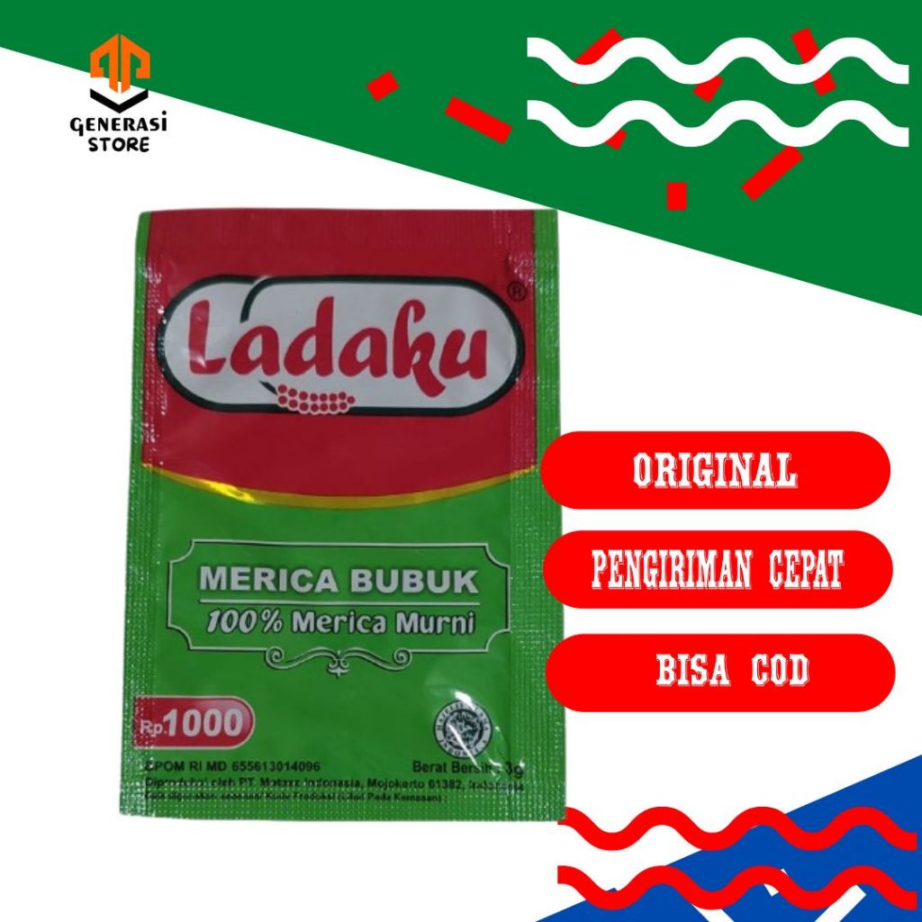 Jual Ladaku Merica Bubuk Kemasan praktis Sachet 4 Gram | Shopee Indonesia
