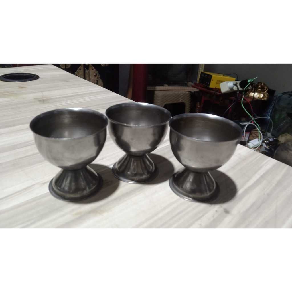 Jual Cawan Stainless 3PCS Kuno Jadul Antik | Shopee Indonesia