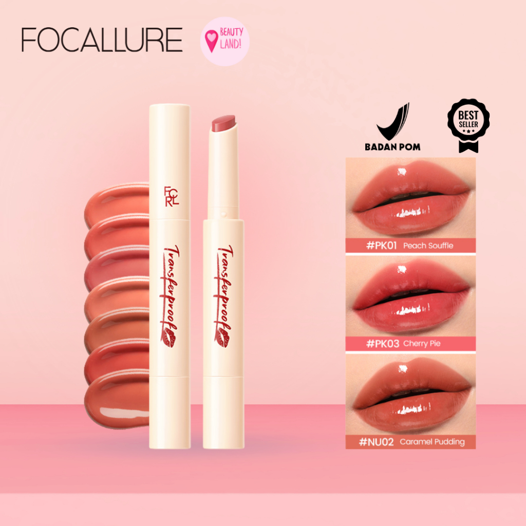 Jual FOCALLURE #TransferproofHero Tinted Lip Balm Lock-shining Glossy ...