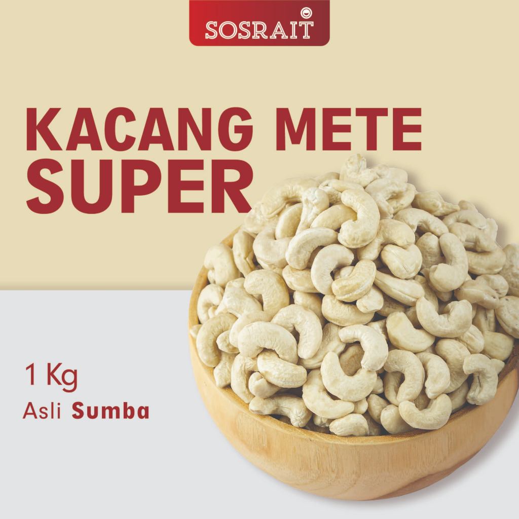 Jual Sosrait Kacang Mete W280 Sumba 1Kg | Shopee Indonesia