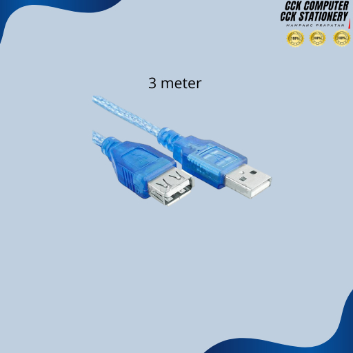 Jual KABEL USB EXTENSION 3 Meter | Shopee Indonesia