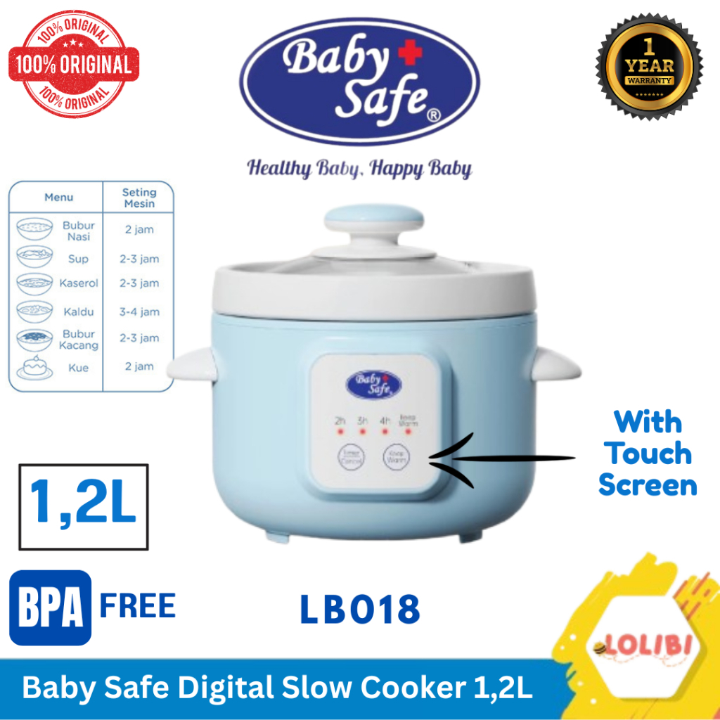 Jual Baby Safe Slow Cooker LB018 1,2L | Shopee Indonesia