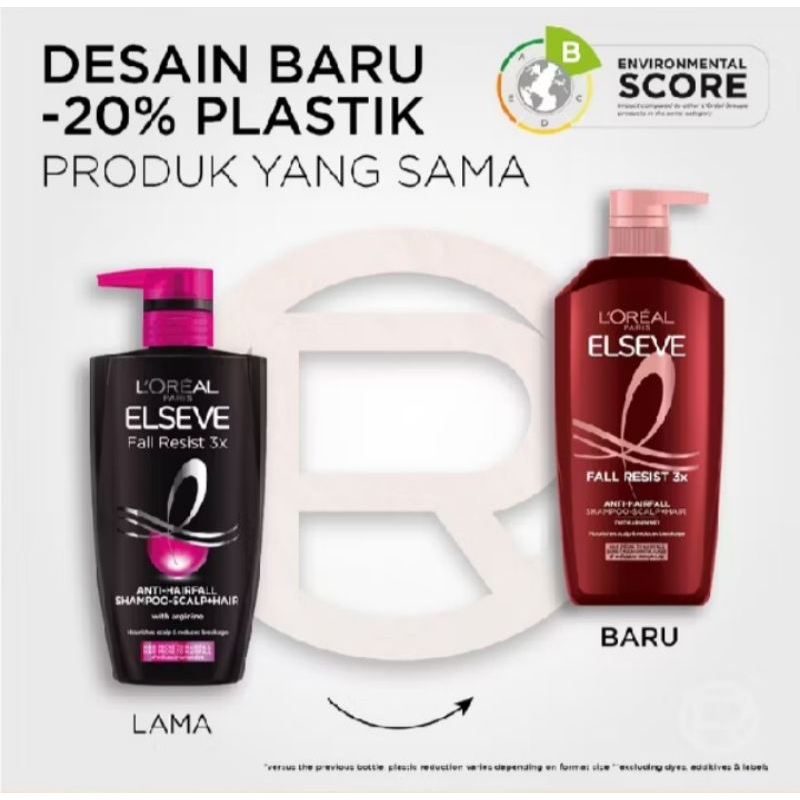 Jual Loreal Elseve Fall Resist 3x Anti Hairfall Shampoo 410 ml | Shopee ...