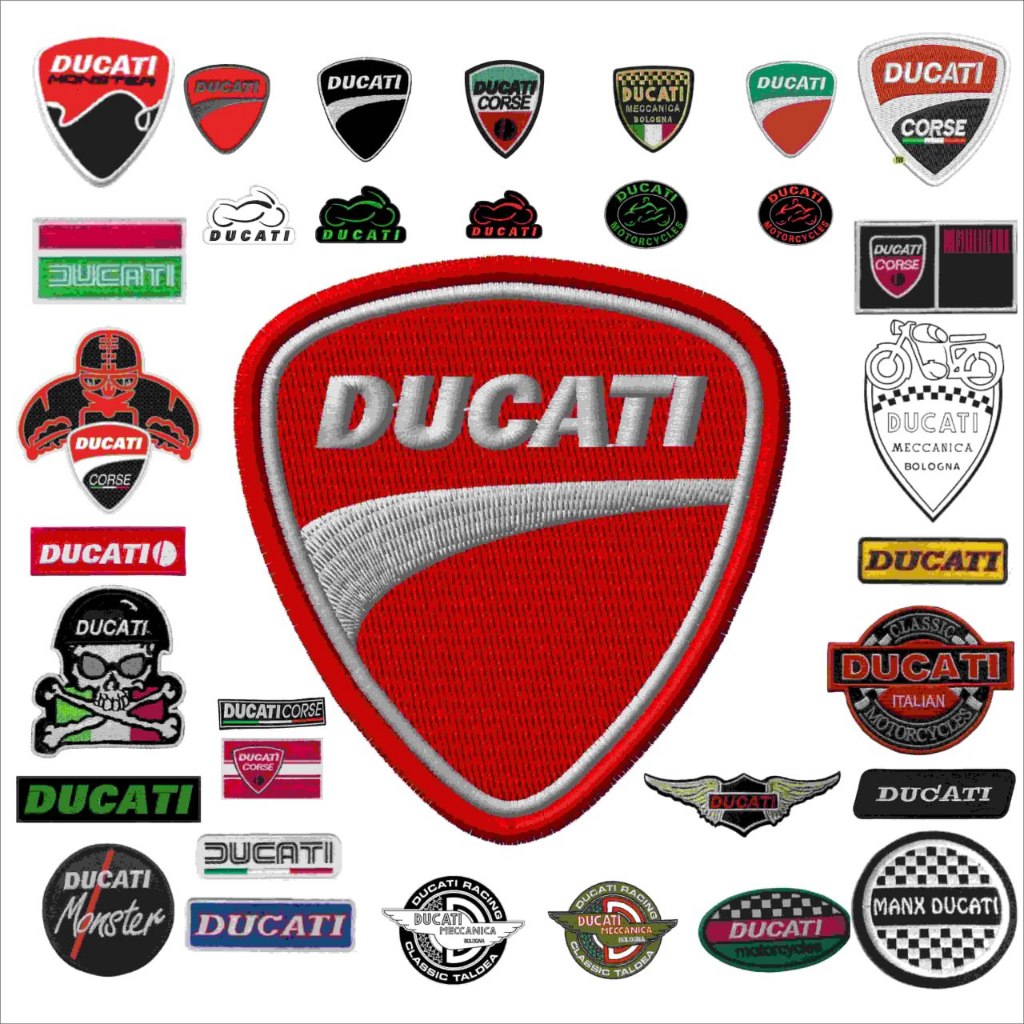 Jual Ducati Corse Patch Bordir Logo Emblem Embroidery | Shopee Indonesia