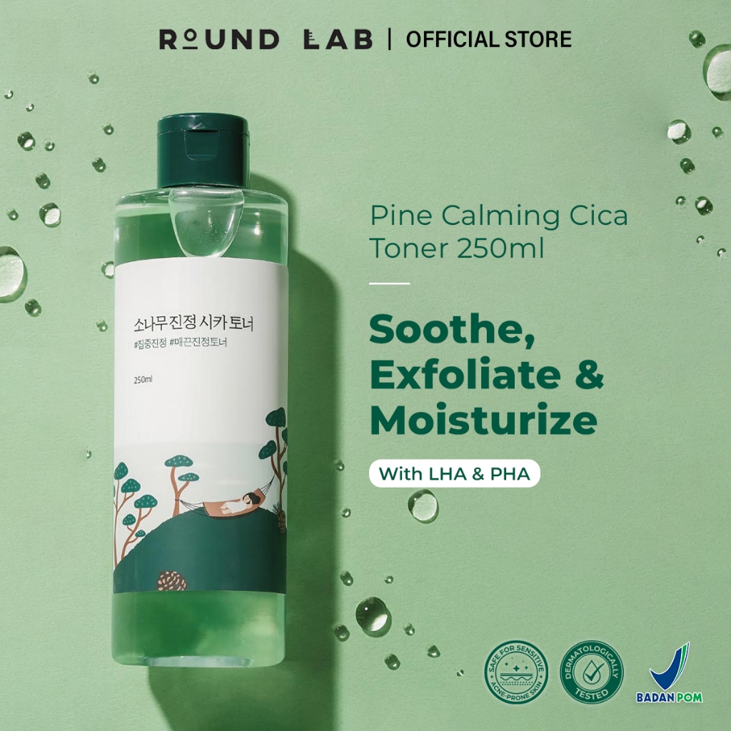 Jual [NEW] Round Lab Pine Calming Cica Toner 250ml | BPOM soothing ...
