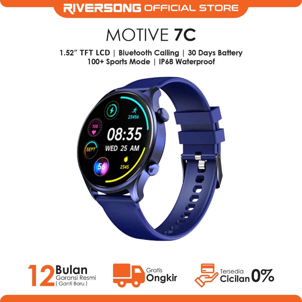 Jual Riversong Motive 7C Smartwatch | Jam Smart Watch Pria / Wanita ...