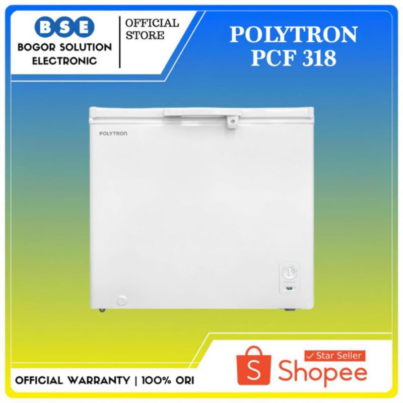 Jual POLYTRON Chest Freezer 300 Liter PCF318 Freezer Polytron Low ...