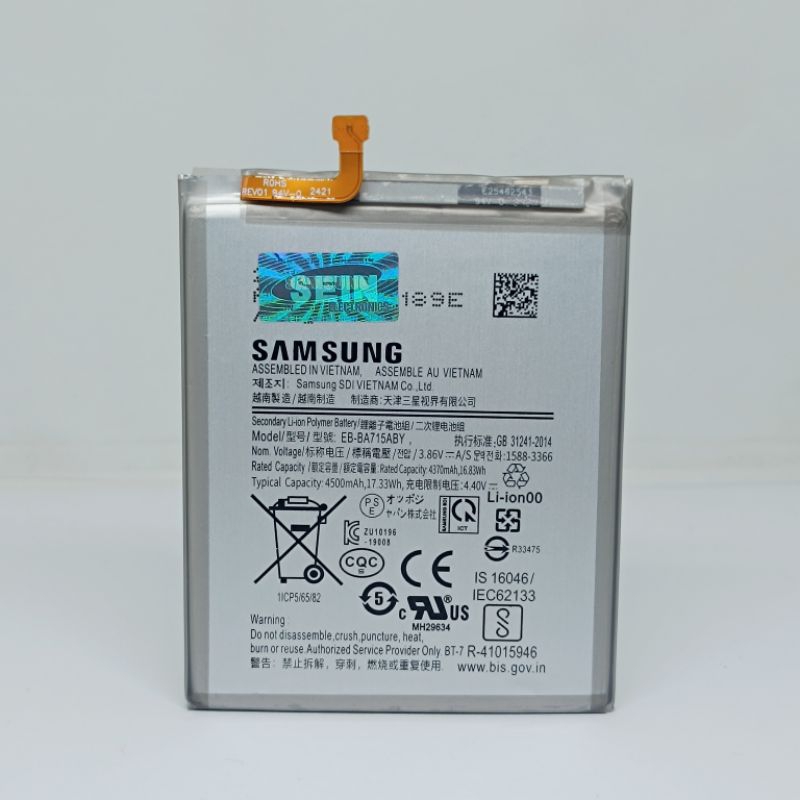 Jual BATERAI BATRE SAMSUNG A71 EB-BA715ABY ORIGINAL | Shopee Indonesia