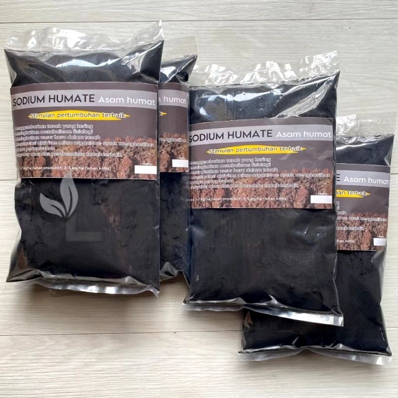 Jual Sodium Humat Pupuk Humic Acid pembenah tanah larut air kemasan repack | Shopee Indonesia