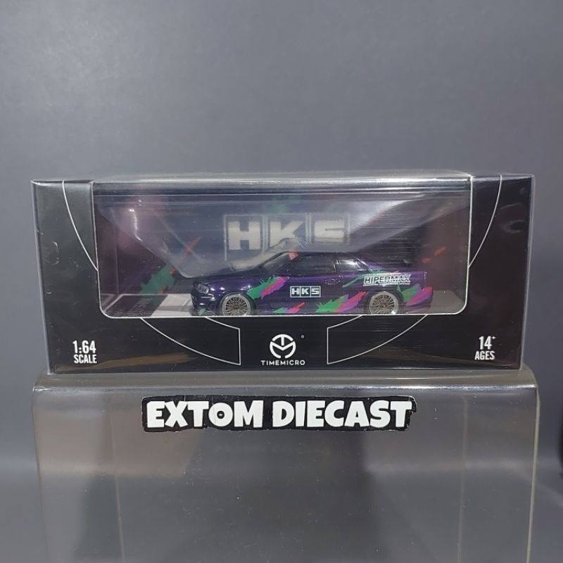 Jual Time Micro Nissan Skyline R34 HKS Purple | Shopee Indonesia
