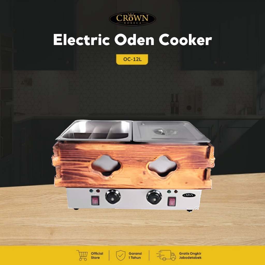 Jual OC-12L Electric Oden Cooker - Crown Horeca | Shopee Indonesia