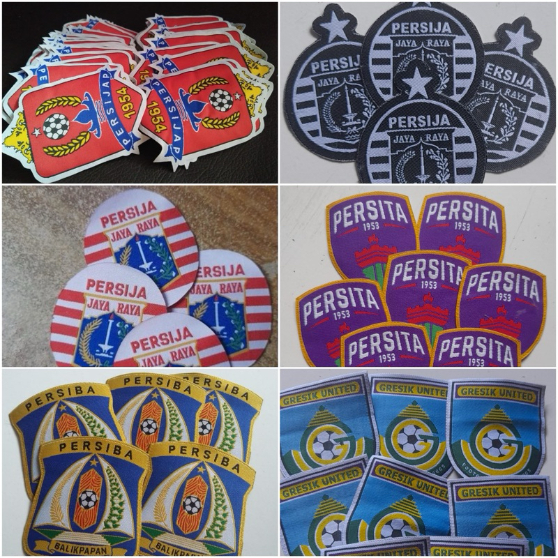 Jual PATCH EMBLEM WOVEN LOGO CLUB LIGA 1 TIMNAS INDONESIA | Shopee ...
