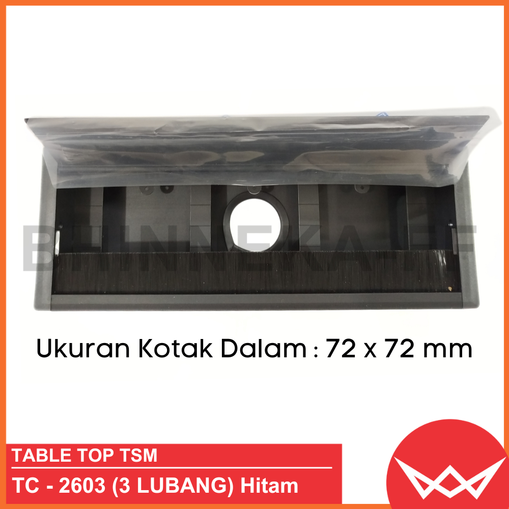 Jual Stop Kontak Meja / Table Top TSM TC-2603 Hitam 3 Lubang | Shopee ...