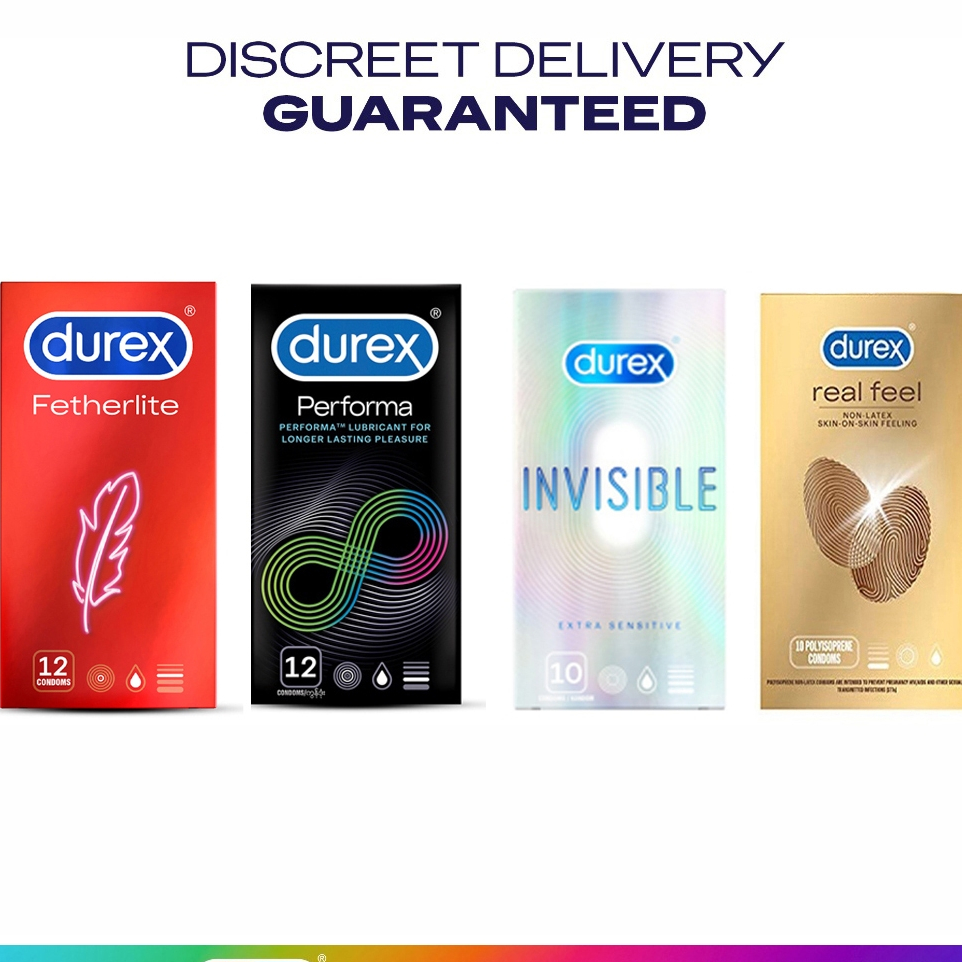 Jual Durex Fetherlite/Real feel/Performa/Invisible 12s - Kondom Extra ...