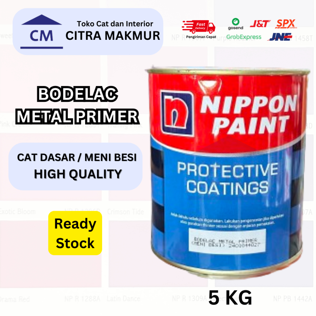 Jual Bodelac Metal Primer ( Red Oxide ) - 5 Kg ( Cat Epoxy Besi / Cat ...