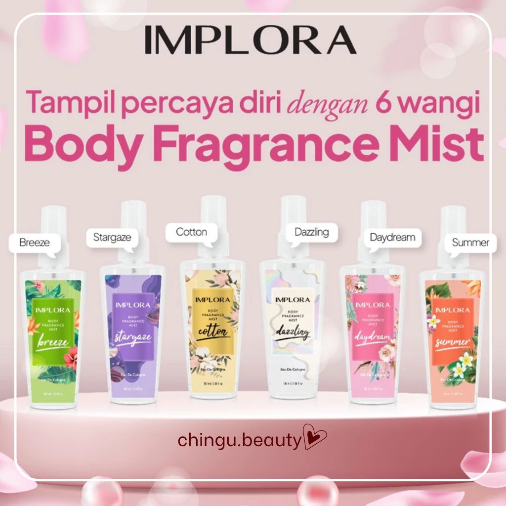 Jual IMPLORA BODY FRAGNANCE MIST 100ml tampil harum dan percaya diri ...
