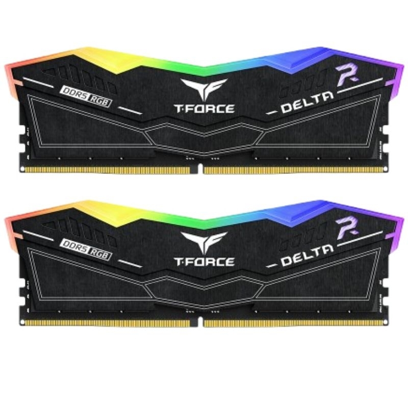 Jual TEAM TFORCE DELTA RAM LONGDIMM DDR5 16GB (8GBX2) PC6000 RGB BLACK ...