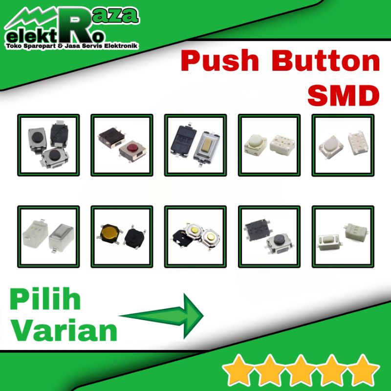 Jual Push Button SMD Micro Tombol Switch Saklar On Off SMD Kecil 2pin ...