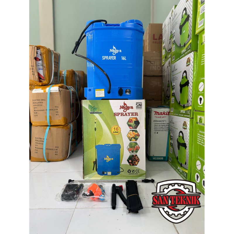 Jual sprayer elektrik tanaman pertanian original nagata 16L | Shopee ...