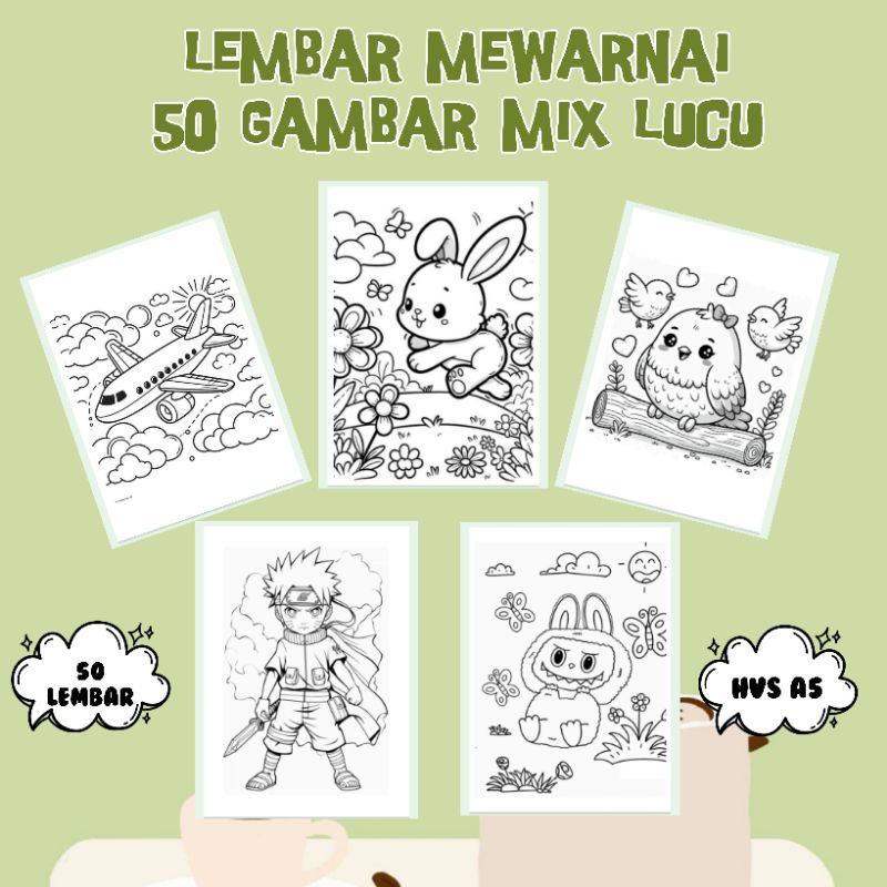 Jual ColorMix Fun: Gambar Mewarnai Seru untuk Anak SD 50 Halaman ...